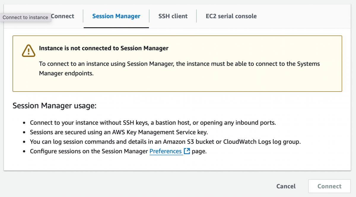 Accessing an AWS EC2 instance via Session Manager – DavidSmithWeb